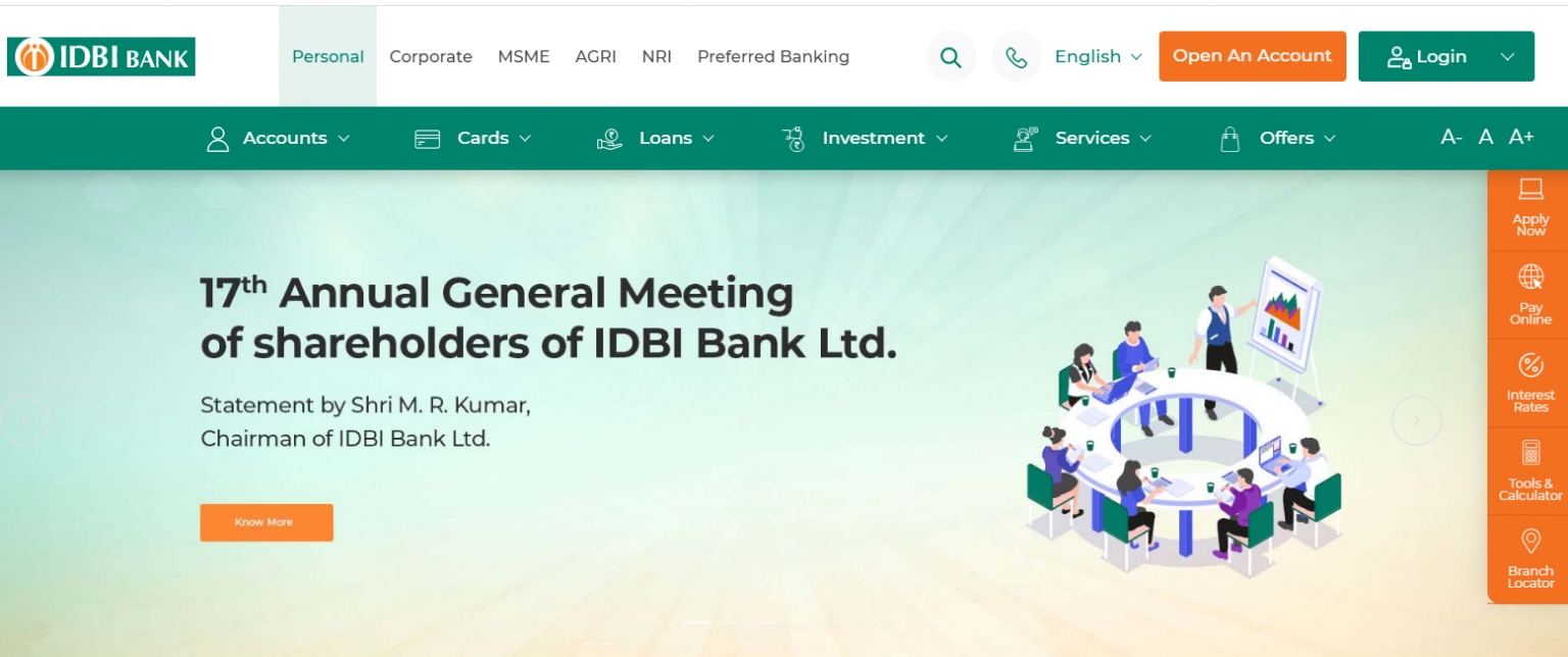 IDBI Bank HD Recruitment 2022 Apply for Head Data Analytics & Other ...