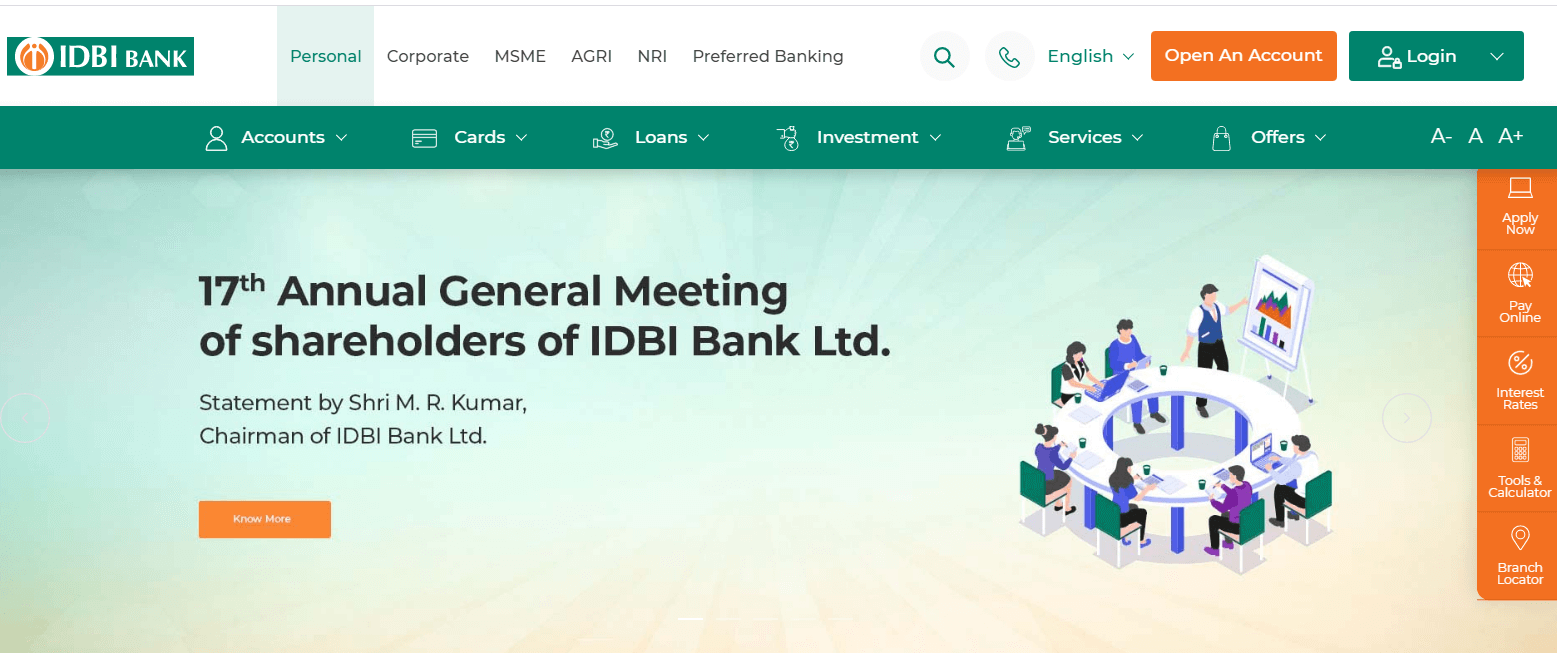 IDBI Bank HD Recruitment 2022 Apply for Head Data Analytics & Other ...